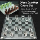 Glass Drinking Chess Set — CrystalsBuy