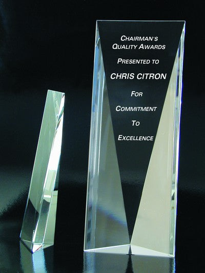 Panel Crystal Award - Large — CrystalsBuy